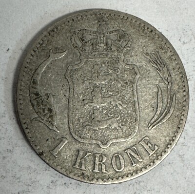1875 Denmark 1 Krone - Christian IX Silver We Combine-58 | eBay