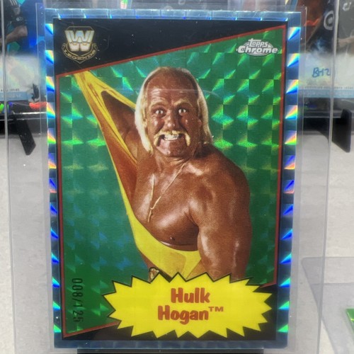 2025 Topps Chrome WWE - 1985 Topps Legends Hulk Hogan #85TL-HH Aqua ...