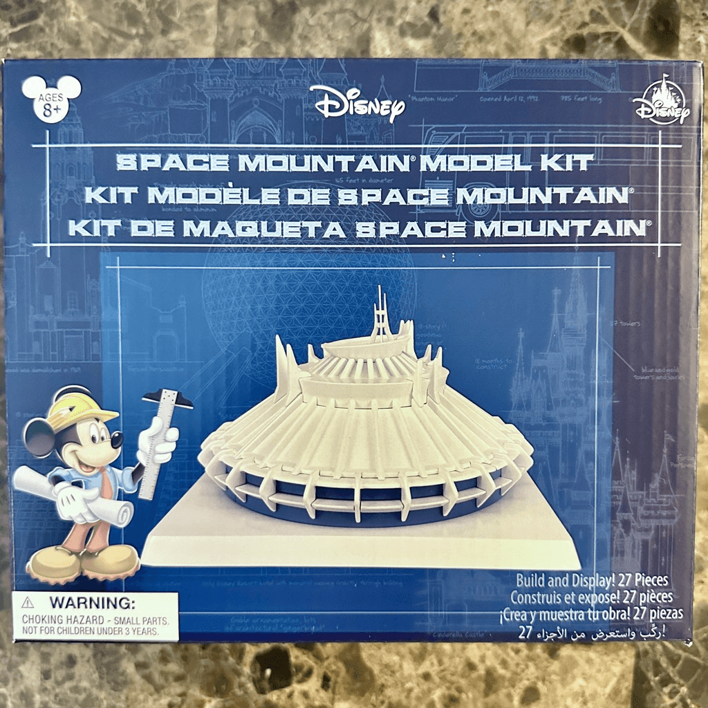 NEW Disney Parks Space Mountain 27 Pc Build & Display Model Kit NIB ...