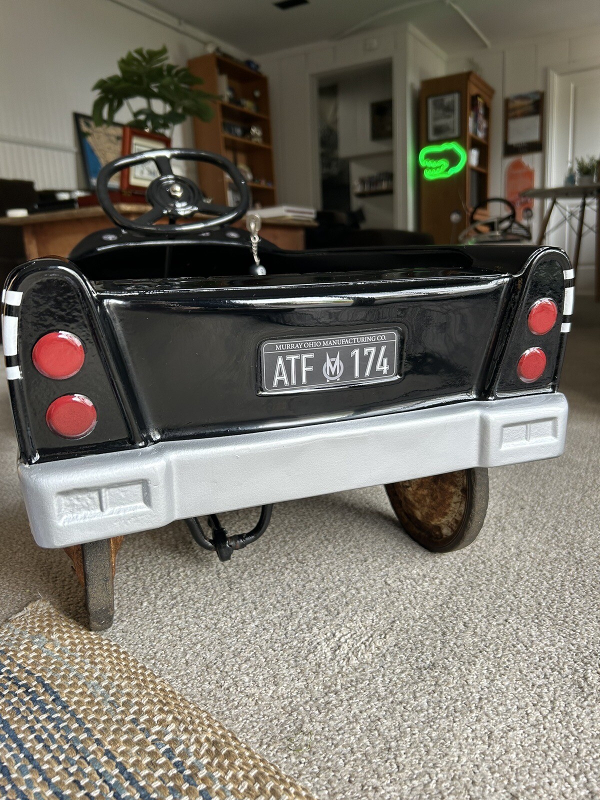 Murray Flat Face Pedal Car Custom Decal Set - License Plate + Gauge ...