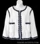 $3,555 CHANEL White *MOST WANTED* Terry JACKET * FR 50 / US 14 ~ NEW w ...