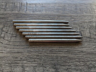 Watchmaking Staking Punch Tool Set: 5 D, 12 A, 23 B, 24 B, 25 B, #3 ...
