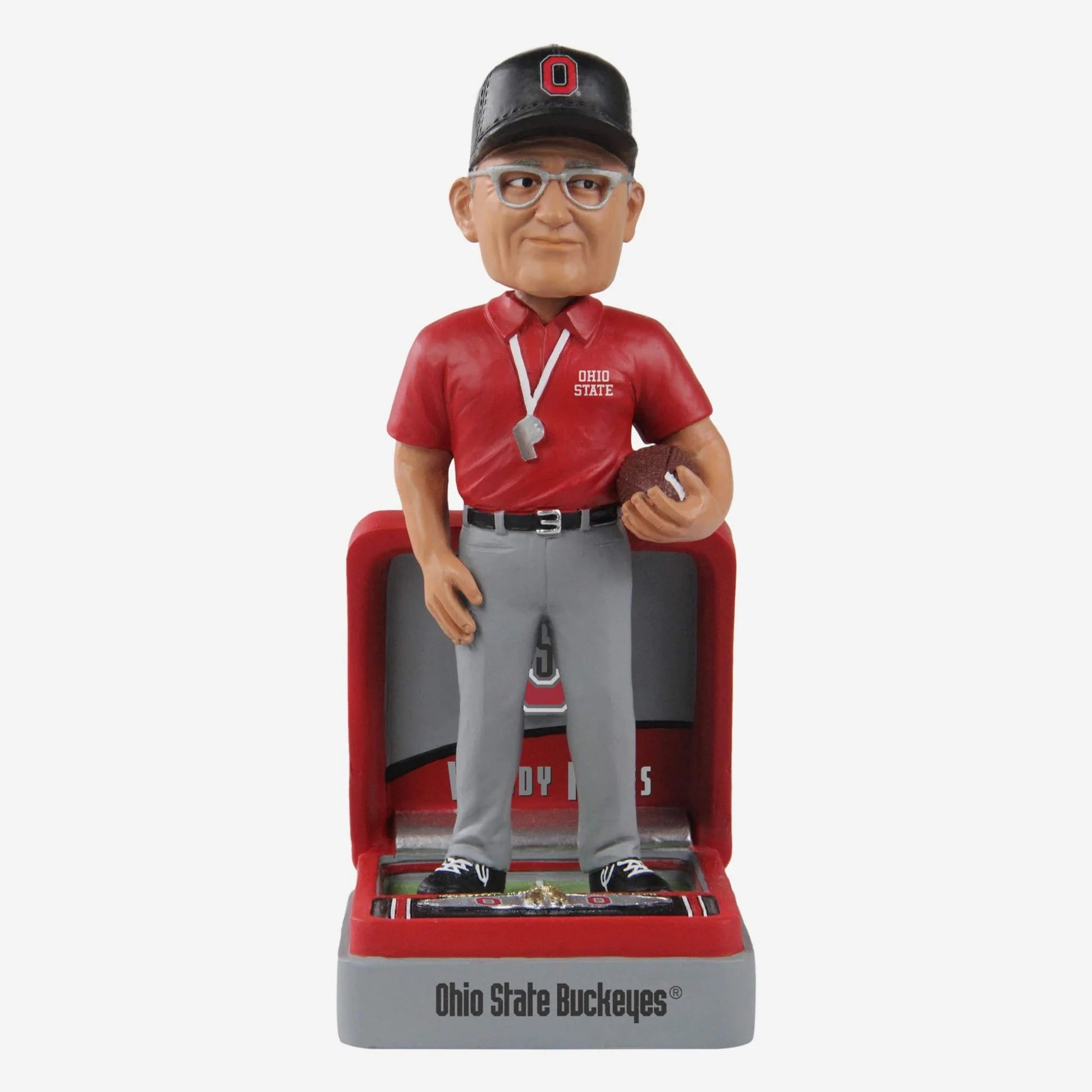 Woody Hayes Ohio State Buckeyes The Game Gold Pants Bobblehead NCAA ...