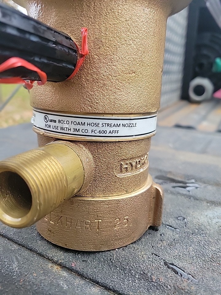 Elkhart Brass Foam Hose Stream Nozzel- MODEL HF-500 UL Listed 80L0 ...