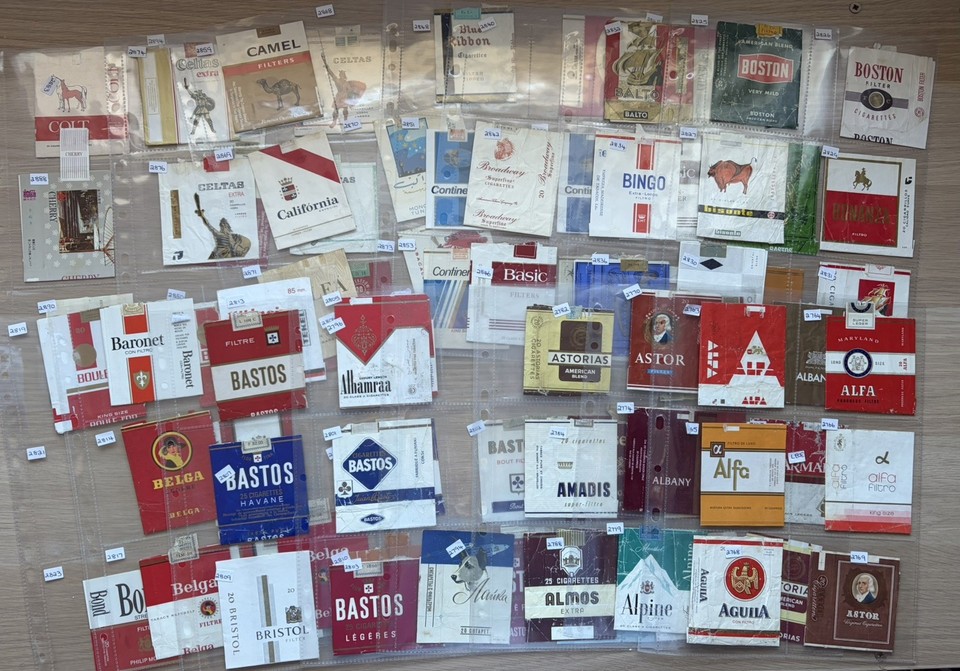 Approx 430 Different Soft Cigarette Packets Inc Laika Celtas North ...