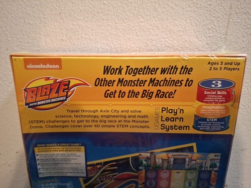 Blaze and the Monster Machines Axle City Adventure Game New In Sealed ...