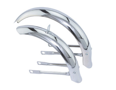 Bicycle Fender Set for 12" Bikes Chrome Classic or Ducktail Bicycle New ...