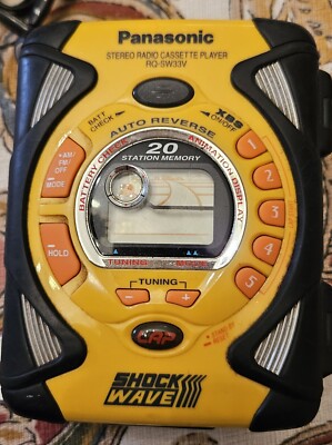 Radio Works! Panasonic ShockWave RQ-SW33V Radio Cassette Player Vintage ...