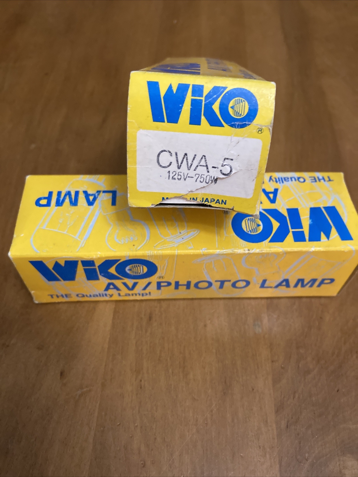 2 WIKO CWA-5 Projector Bulb Projection Lamp AV/Photo Blue Top WKO Japan ...