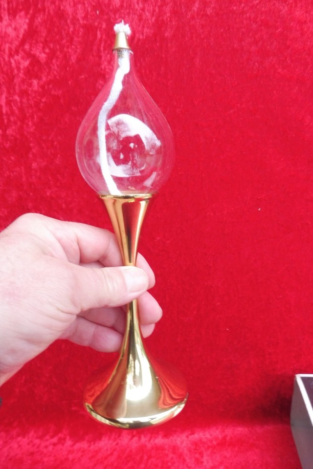 Freddie Andersen Design CDI Clear Drops, Oil Lamp, Solid Brass | eBay UK