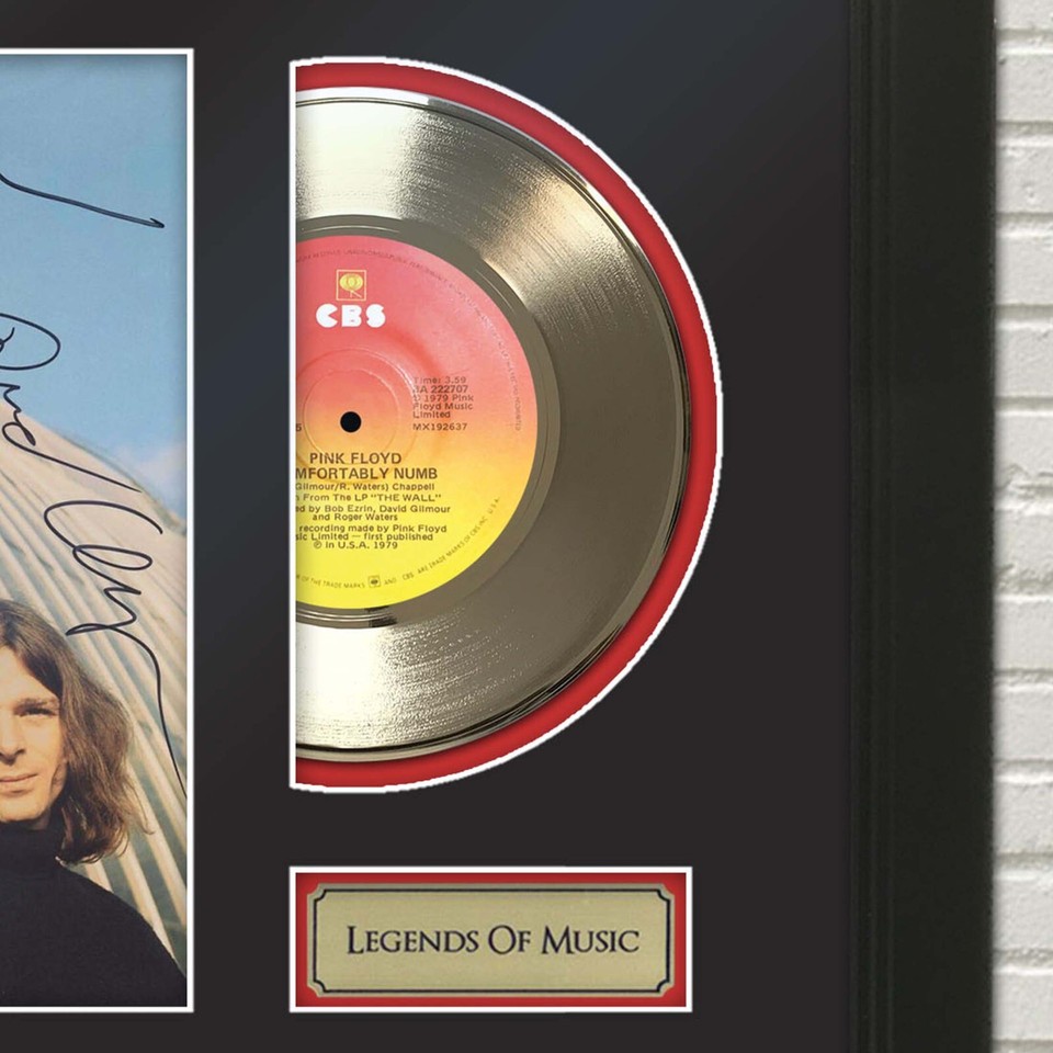 Pink Floyd Legends of Music Gold Record Display w/reproduction ...