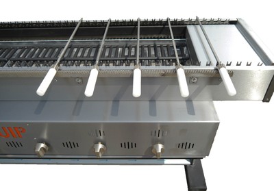 CONVEYOR SEEKH KEBAB FLAME GRILL ROTATING GRILL SHEESH GRILL REVOLVING ...