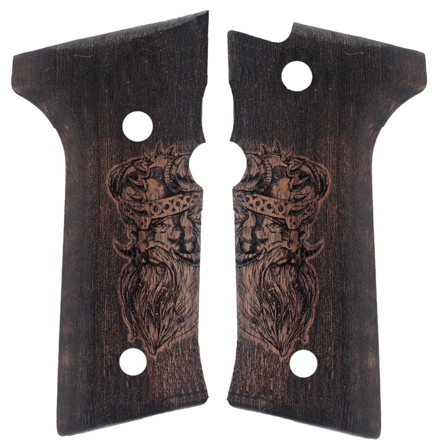 Beretta 92X Full Size M9A3-M9A4 Grips Set Turkish Walnut Wood Grip New ...