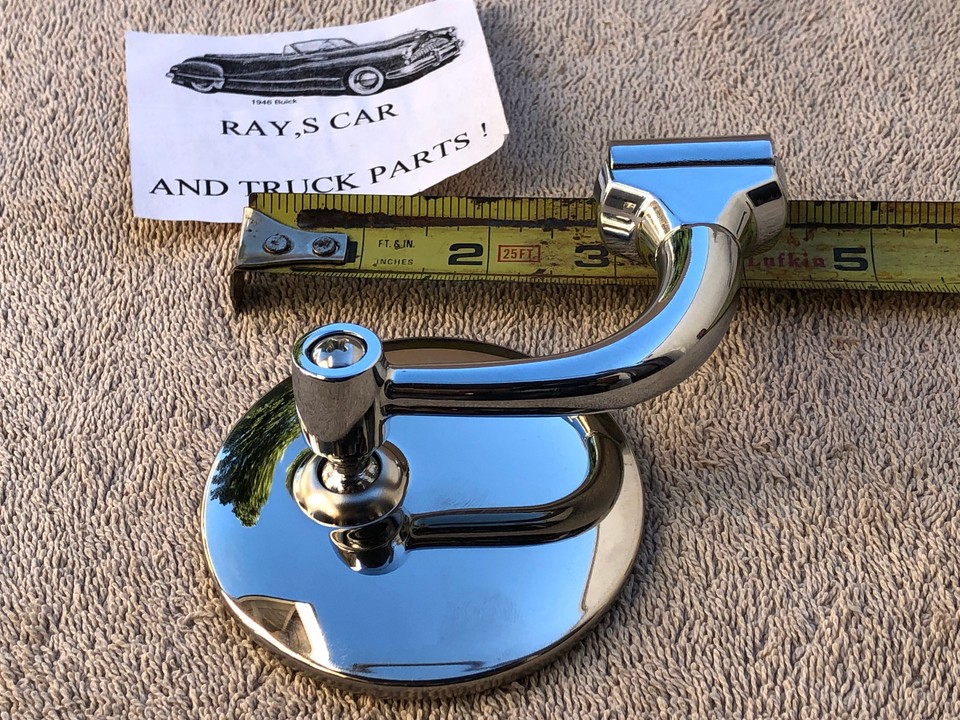 3 Inch Round Vintage Style Glass Peep Side View Mirrors | Right and Left