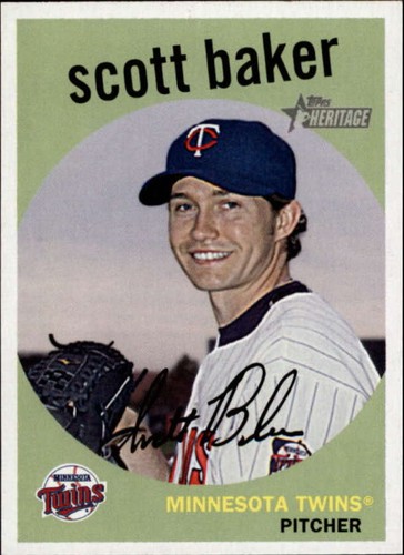 2008 Topps Heritage #403 Scott Baker Twins ID:51789 | eBay