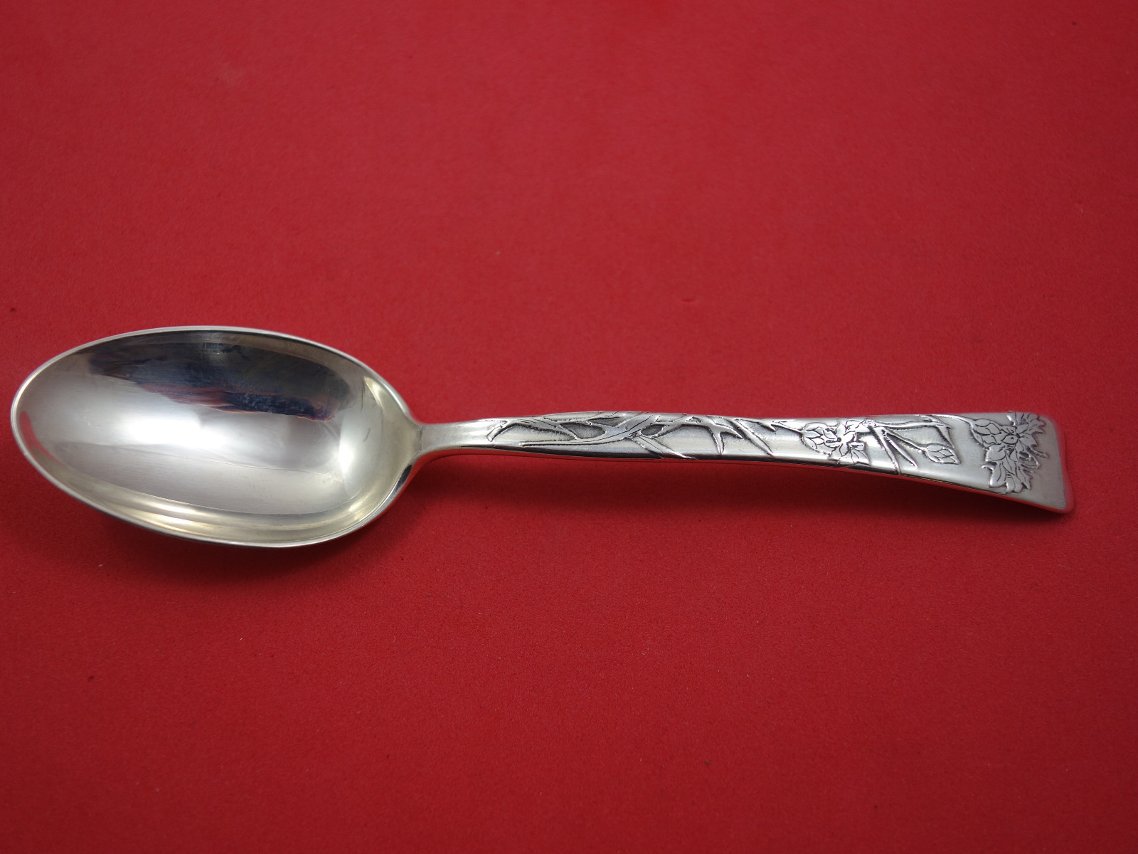 Lap Over Acid Etched by Tiffany Sterling Teaspoon w/Ragged Sailor 6" | eBay