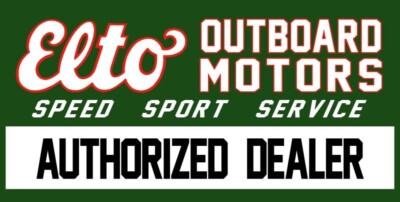ELTO Outboard Motors Authorized Dealer NEW Sign 18x36" USA STEEL XL ...