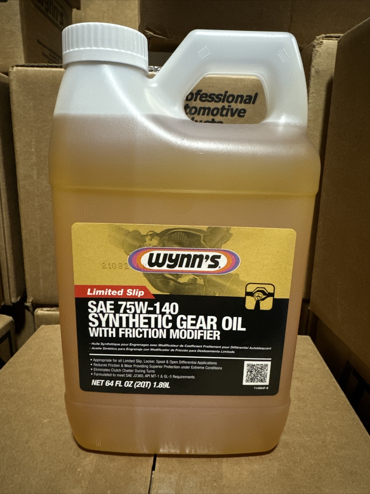 Wynn's SAE 75W-140 Synthetic Gear Oil with Limited Slip Friction Modifier 64OZ | eBay