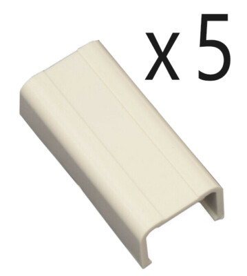 5 Pack - 1.75" Raceway Conduit Cable Management Wire Mold Joint Cover ...