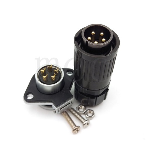 HE20 5 Pin LED Cable Connector,30A IP67 Waterproof Power Connector Plug ...