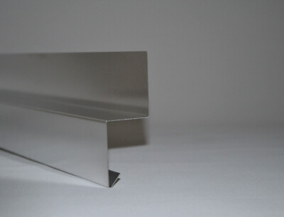 Tropfblech Abtropfblech Wandabschlussblech Aluminium natur 1 m lang 0,8 ...