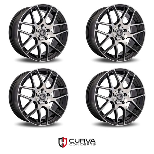 18" CURVA C7 w/ 225/50R18 Performance Wheel & Tire Package for 2016 BMW ...