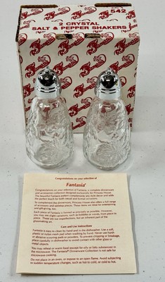*BRAND NEW* Princess House Fantasia Salt & Pepper Shakers Crystal | eBay