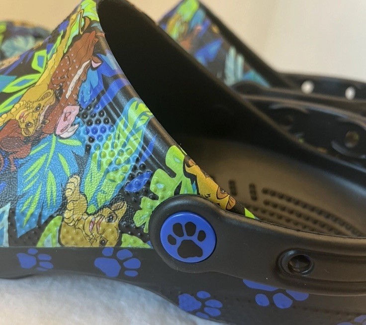 Disney Parks 2024 Lion King Clogs Crocs W 7 M 5 Adult Timon Pumba Simba ...