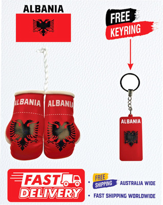 ALBANIA / ALBANIAN Flag , MINI BOXING GLOVES, BUY 1 PAIR GET 1 FREE ...