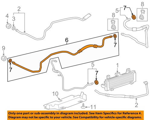 GM OEM 15-16 Sierra 2500 HD Cooling Trans Oil Cooler-Inlet Pipe ...