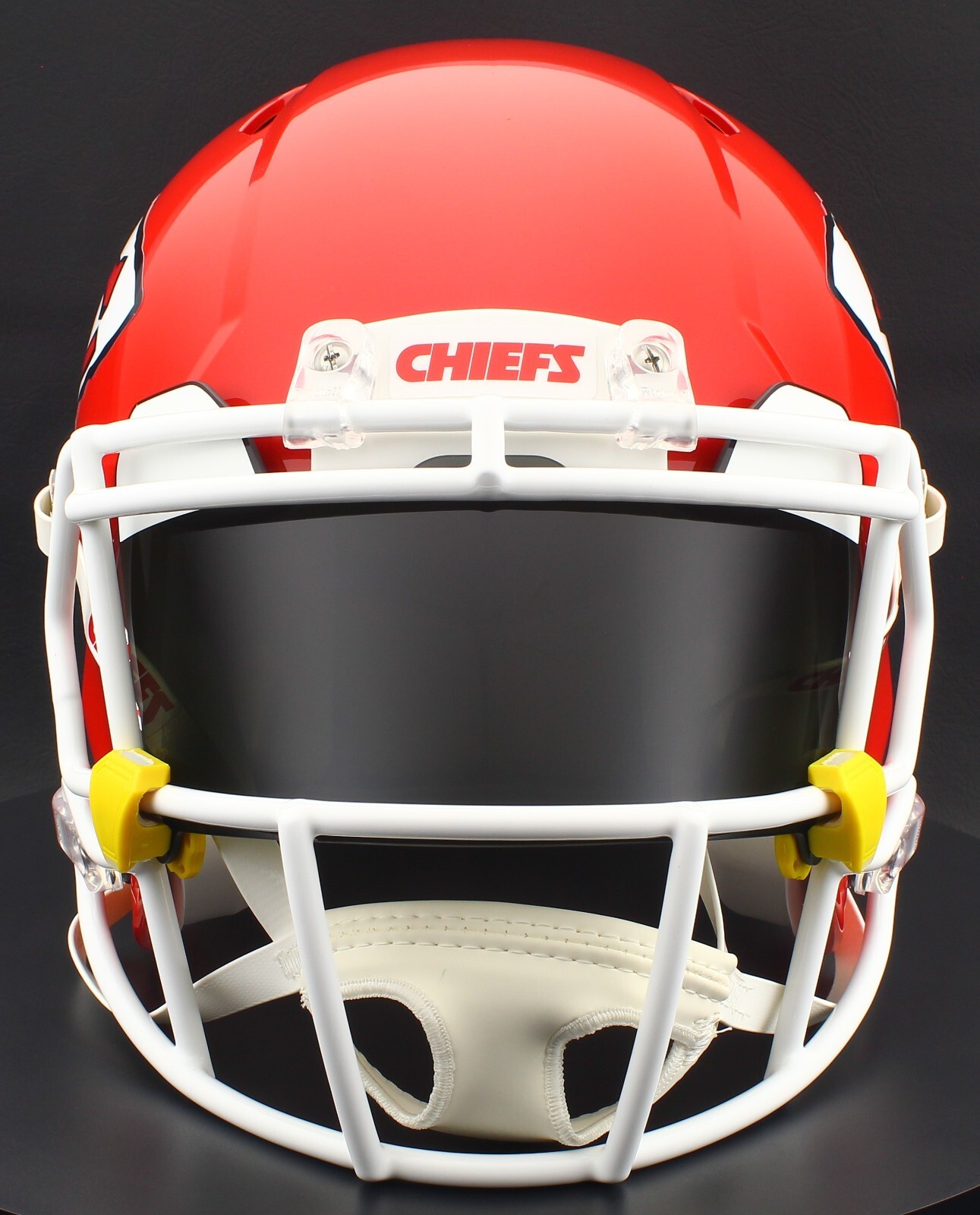KANSAS CITY CHIEFS NFL Gameday AUTHENTIC Football Helmet w/ Eye Shield ...