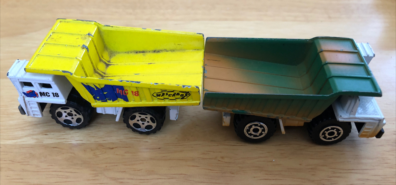 Vintage 1989 Matchbox Dump Truck No.9 1:140 White Lot of 2 | eBay