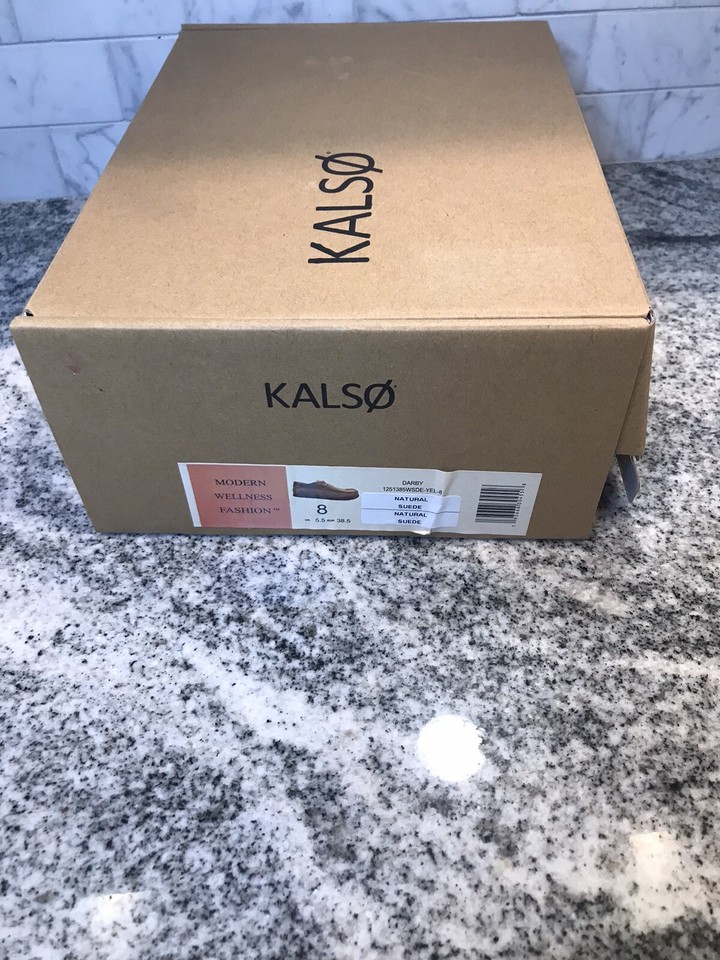kalso earth shoes 8 womans DARBY natural suede loafer NIB new in box | eBay