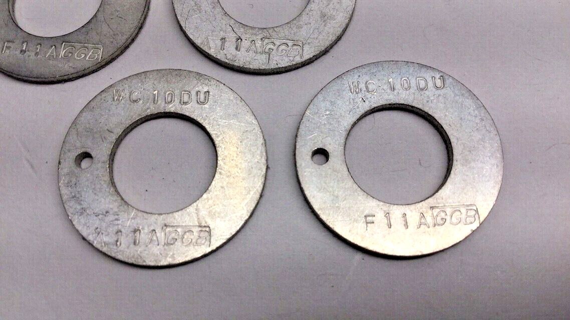 Garlock WC10DU Thrust Washer Sliding Disk GGB (Pack of 4) 12x24x1.5mm ...