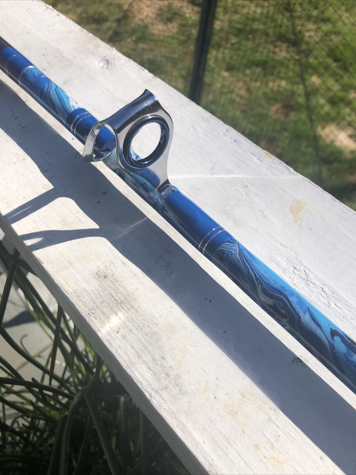 Blue Shark Rod MTK Custom 7'6' 60/80conventional rod | eBay