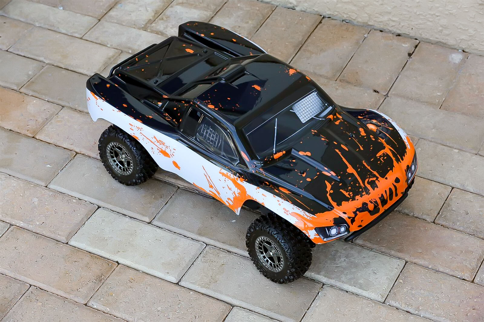 Custom Body Muddy Splash WB Orange for ARRMA Senton 4x4 3S / 6S BLX ...