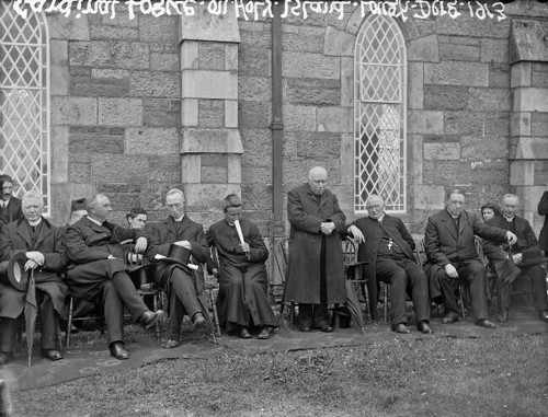 Cardinal Logue on Holy Island, Lough Derg, Co. Donegal c1900 Ireland ...