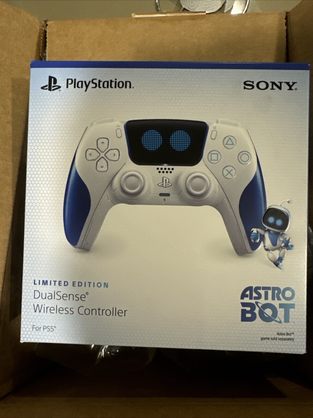 NEW Astro Bot PS5 DualSense Controller White Limited Edition In Hand ...