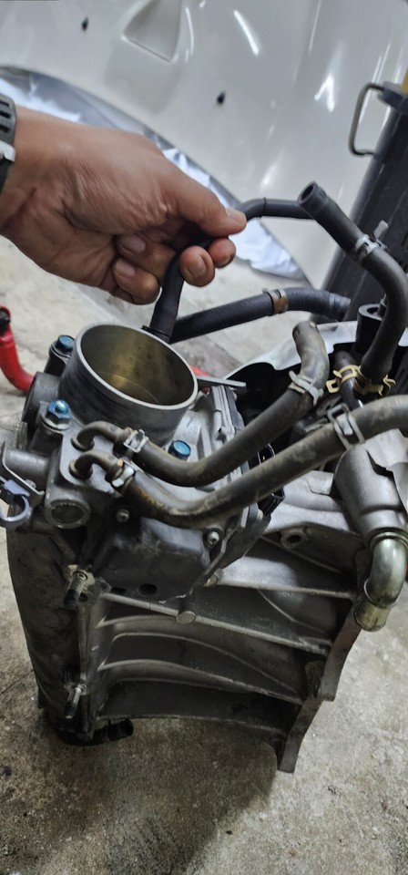 Honda fd2 type r complete intake manifold throttle body injector cover ...