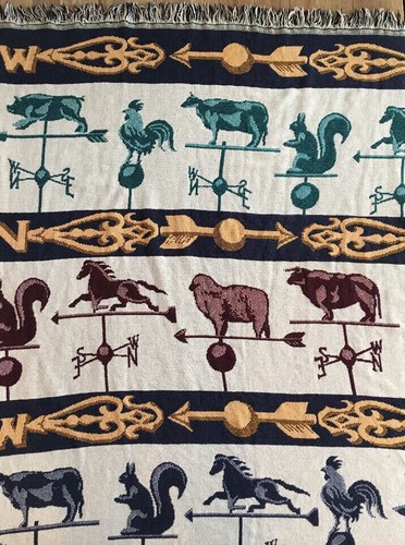 CROWN CRAFTS WEATHER VANE THROW BLANKET MADE IN USA 60X52 | eBay