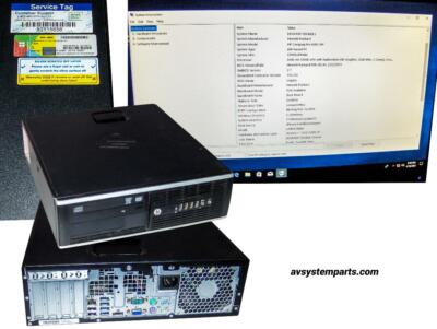 HP Compaq Pro 6005 Pro SFF AMD 11x2 B26 4GB 160GB WIN 10 Desktop PC | eBay