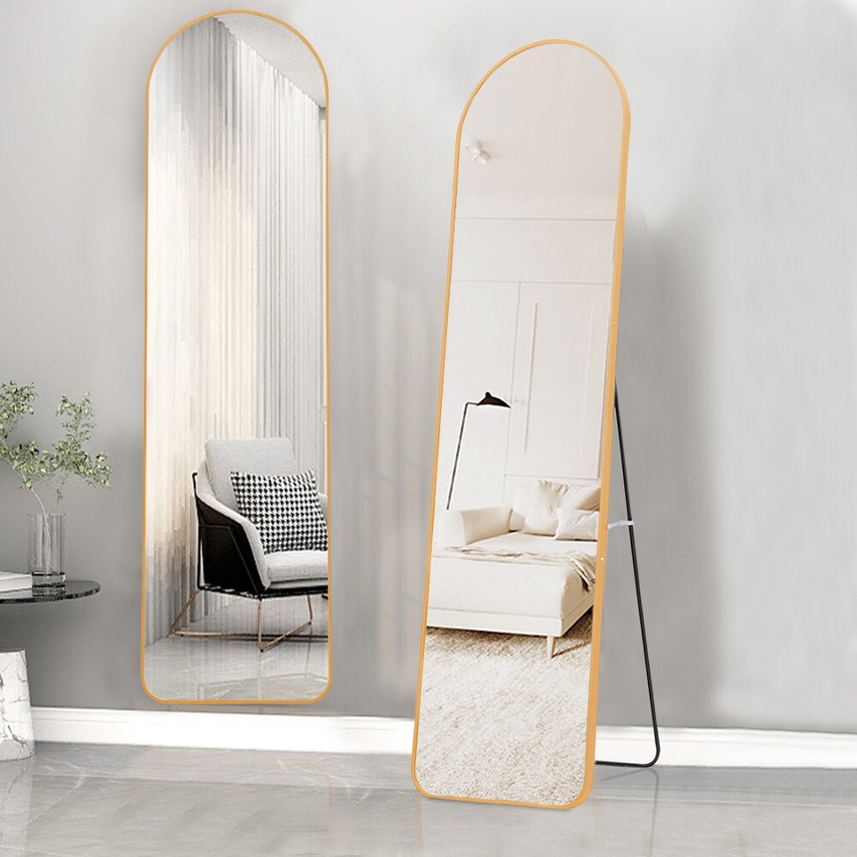 5ft Free Standing Dressing Mirror Floor Standing/Wall Mounted Full ...