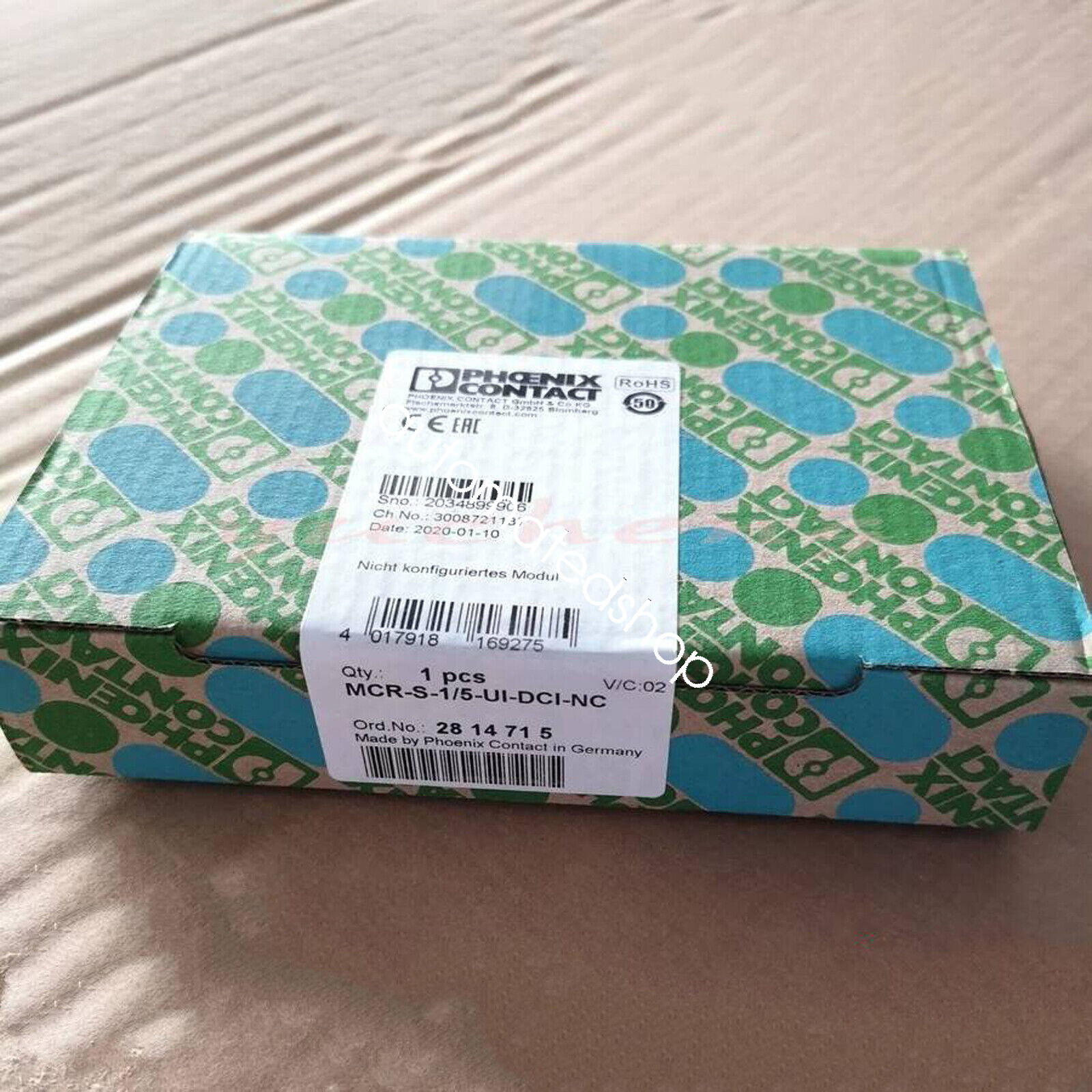 1PCS NEW Phoenix current transmitter 2814715 MCR-S-1-5-UI-DCI-NC DHL or ...