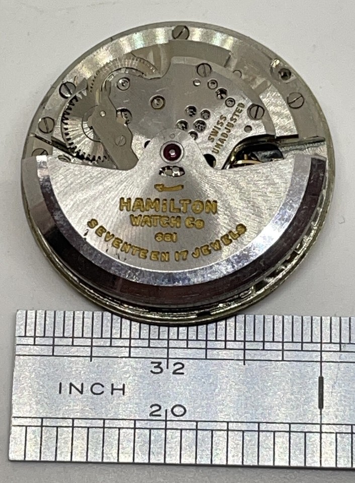 HAMILTON 661 AUTOMATIC MOVEMENT 17 Jewels Runs | eBay