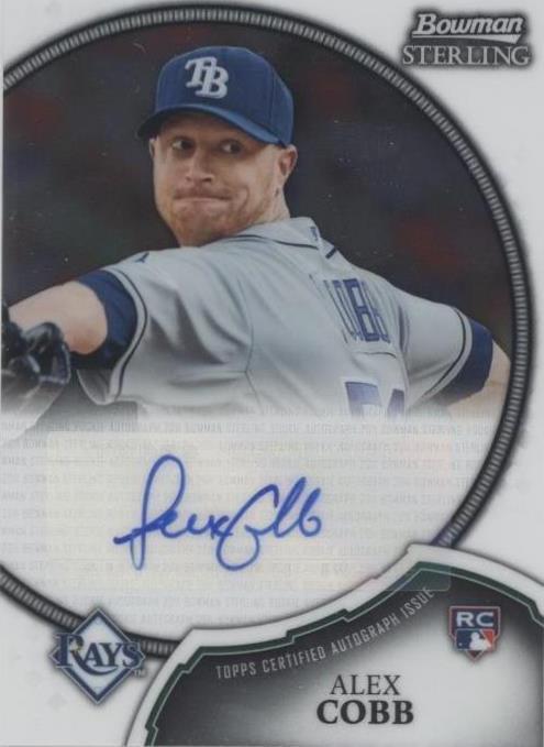 2011 Bowman Sterling - Rookie Autographs Alex Cobb #14 (AU, RC) for ...
