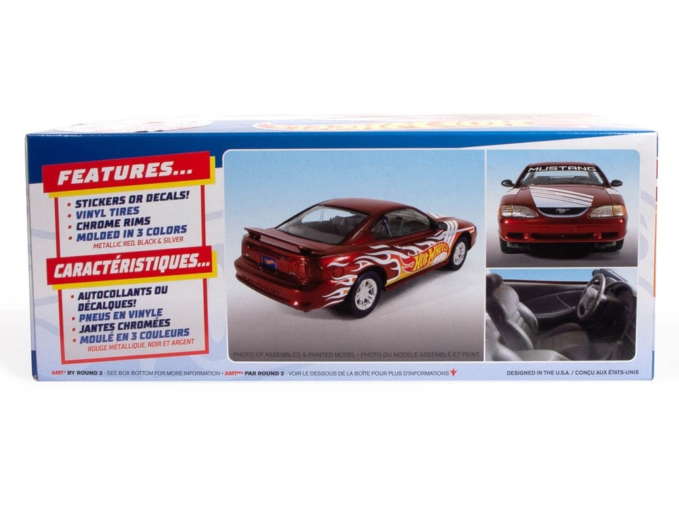 Amt 1/25 Hot Wheels 1996 Ford Mustang Gt Snap Kit Plastic Model Amt1298 ...