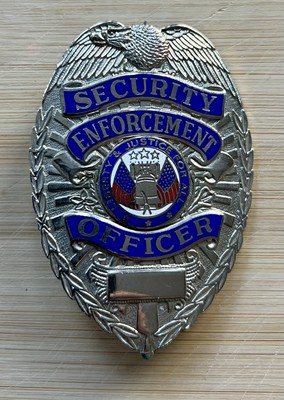 Security Enforcement Officers Badge | eBay UK