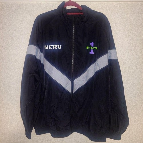 Evangelion NERV Logo & EVA Unit-01 Nylon Blouson Test Type-01 Used | eBay