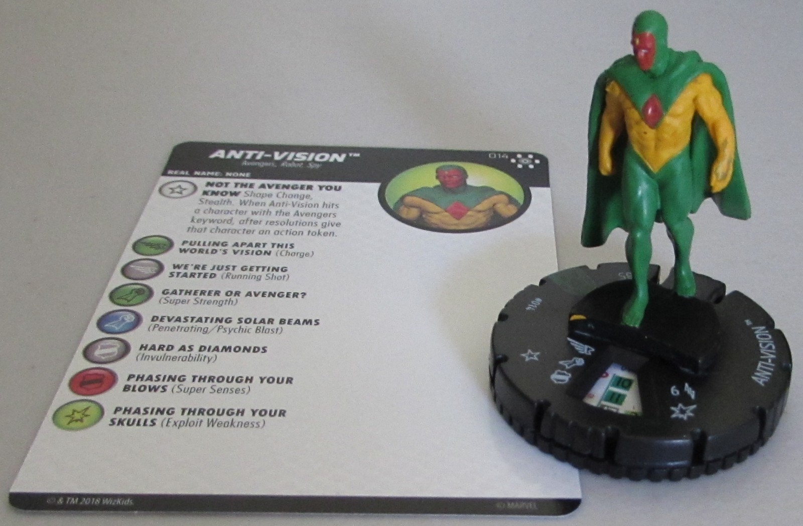 ANTI-VISION 014 Avengers Infinity Marvel HeroClix | eBay