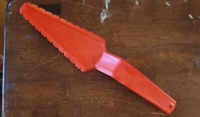 Vintage Tupperware Cake Pie Server Knife Cutter Slicer Spatula Orange ...